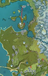 Violetgrass Farming Locations in Genshin Impact (Map and Route ...